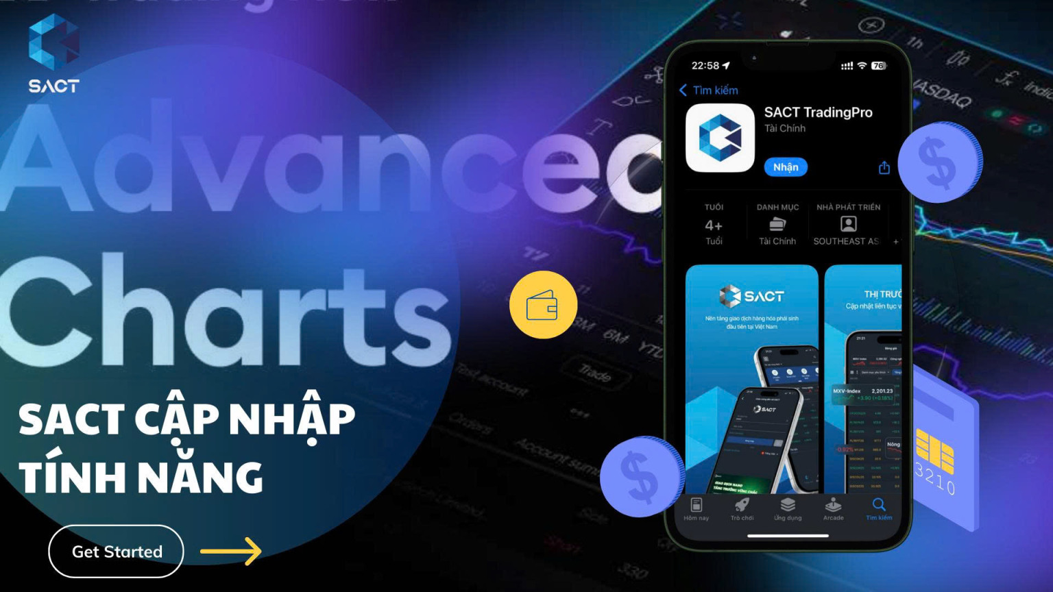 SACT tích hợp thư viện Advanced Chart của TradingView: Bước đột phá mới ...